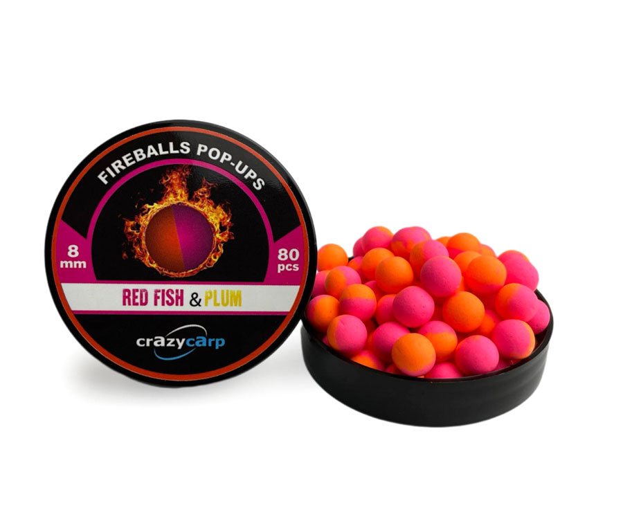 Бойли Crazy Carp Red Fish & Plum 8мм купити в Києві та Україні – ціна ...